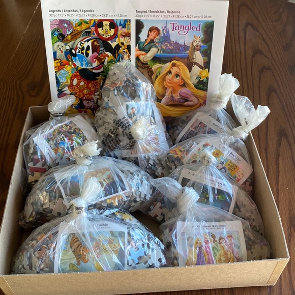 Disney | Toys | Disney 8 Puzzle Pack | Poshmark
